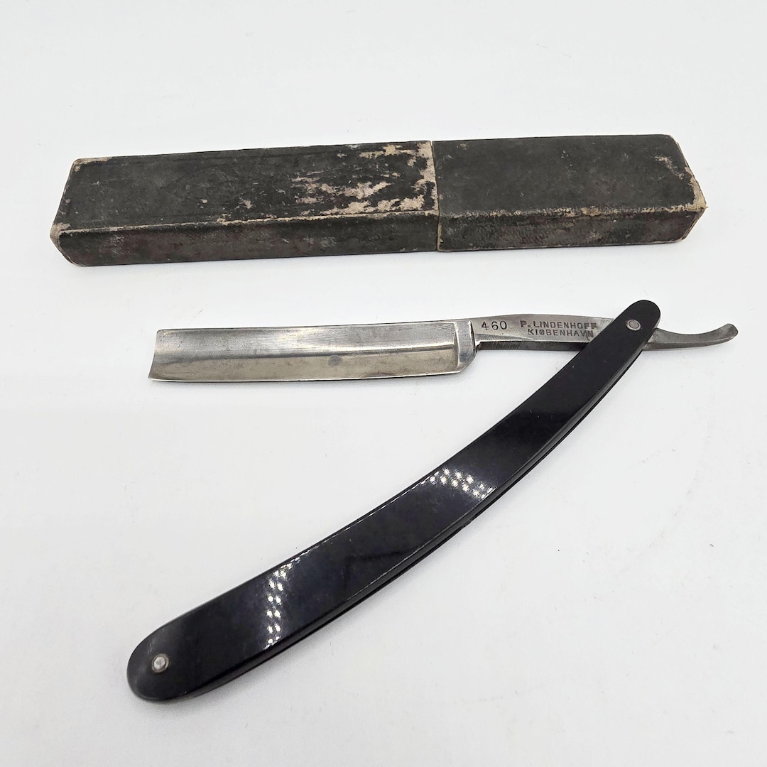 Vintage/antique Straight Razor - Straight Razor in Display Box - P ...
