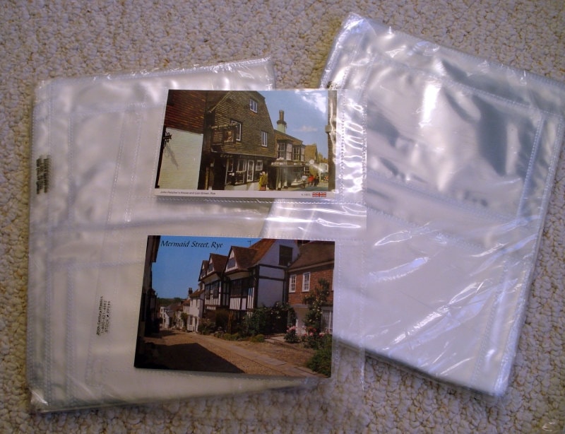 Page Protectors for Photos or Postcards Clear Polypropylene | Etsy