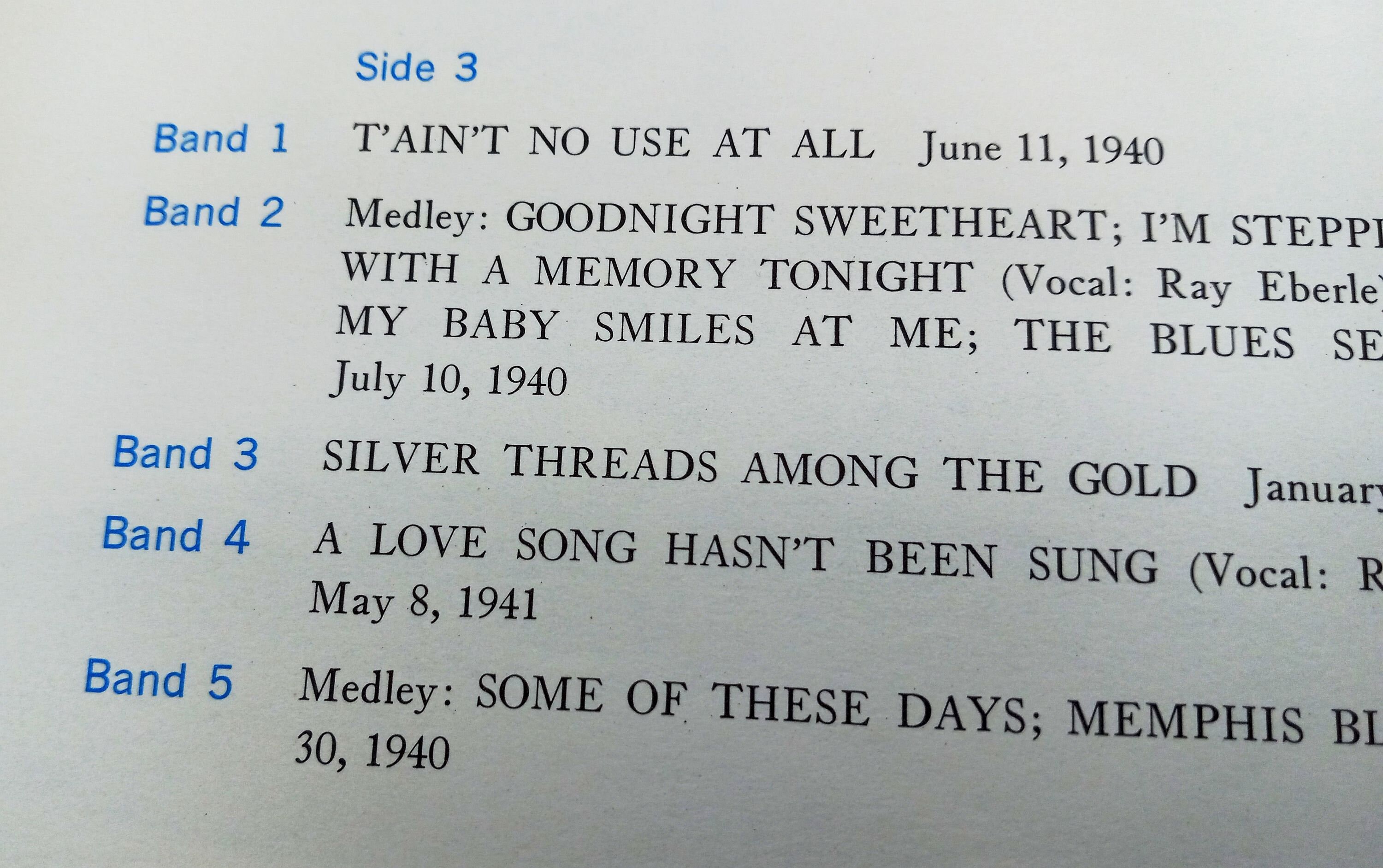 Glenn Miller for the Very First Time, 50 Never Before Released Miller ...