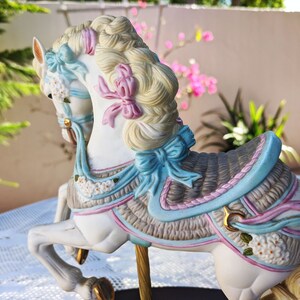 Lenox Vintage 1987 White Carousel Horse. First in the Series | Etsy