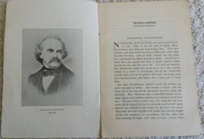Nathaniel Hawthorne's The Great Carbuncle Antique | Etsy