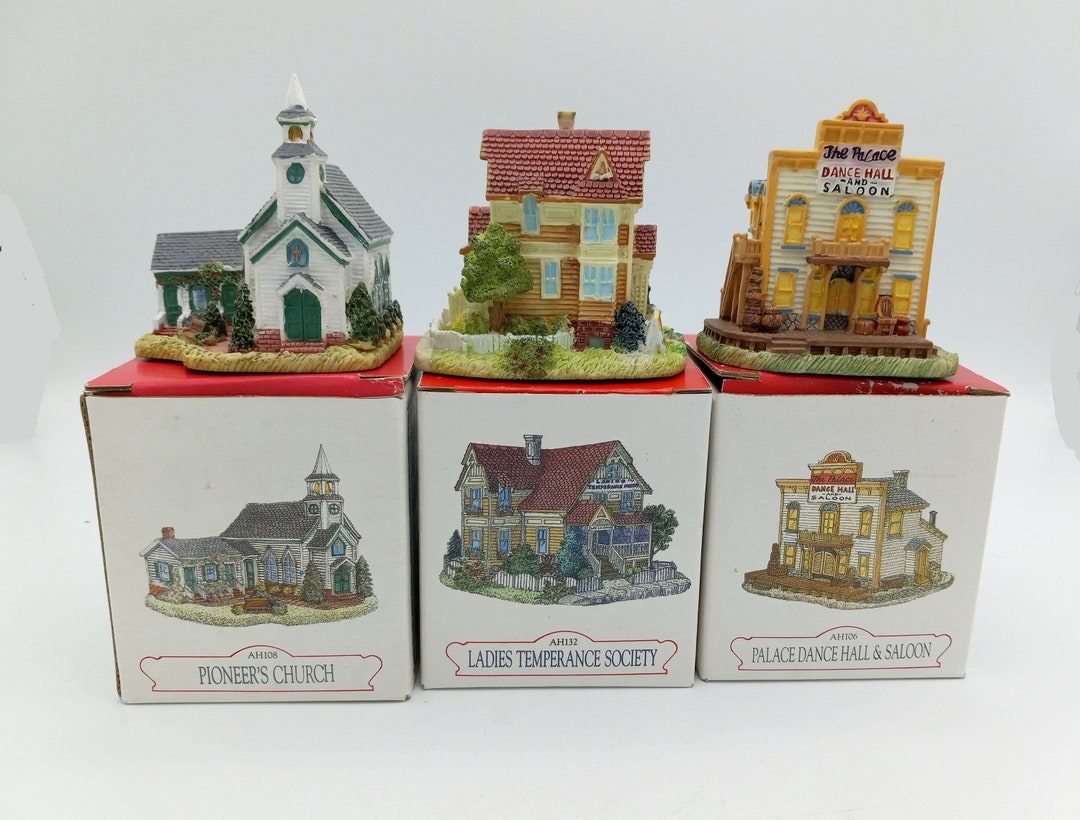 Liberty Falls Collection Eclectic Group of Buildings, Miniature ...
