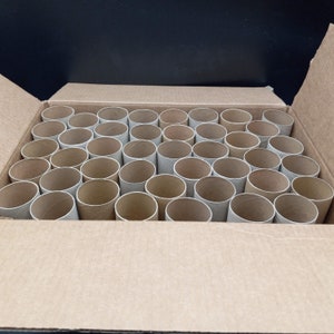Hard Cardboard Toilet Paper Rolls, Craft Project Supply, Box of 28 ...