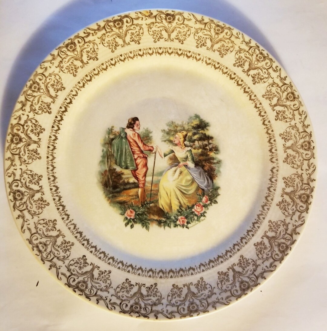 Triumph American Limoges Dinner Plates, Set of 4 - Farewell Pattern IT ...