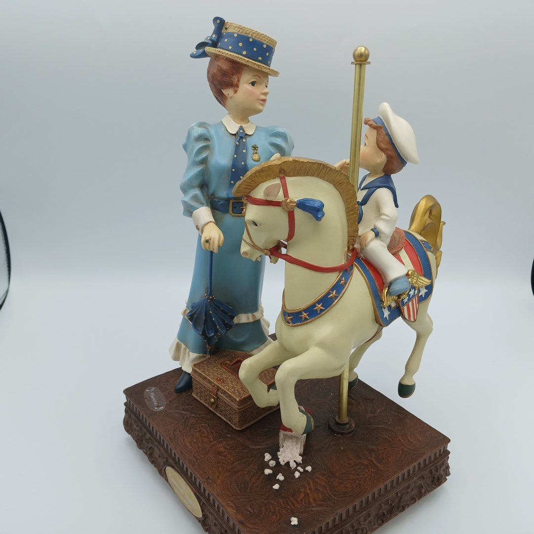 RARE Wayne Higgins Independence Day Carousel, Carousel Maker Collection ...