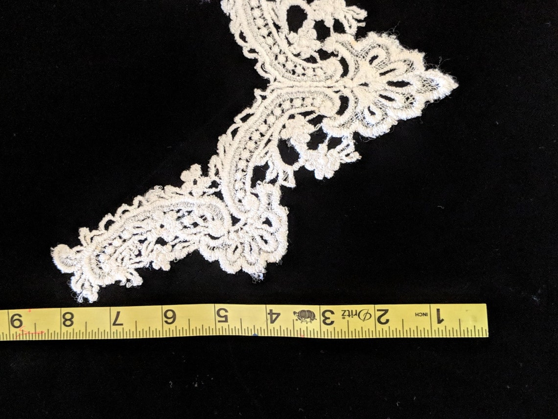 Vintage Lace Neck Pieces Mother/daughter Dress Neckline | Etsy