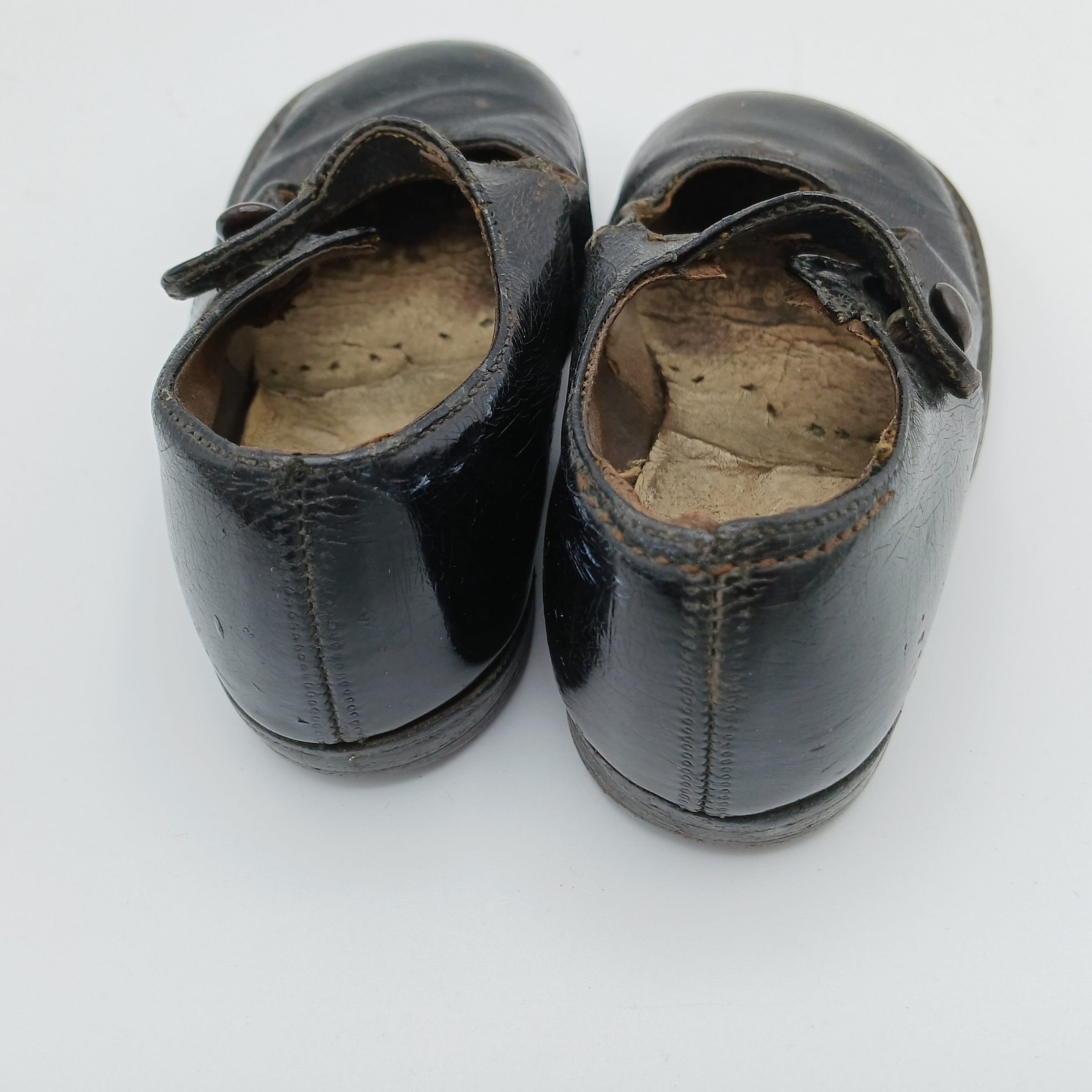 Antique Baby Leather Button Shoes: Victorian Mary Janes, Photo Prop - Etsy