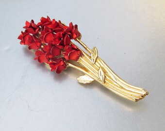 Vintage Bouquet of Roses Brooch by Danbury Mint & Avon. DM 97 - Etsy