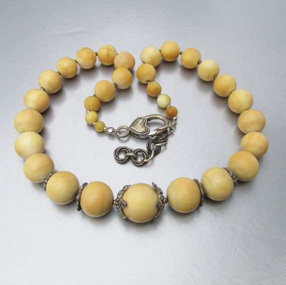 Antique Bovine Bone Repurposed Bead Handmade Artisan … - Gem