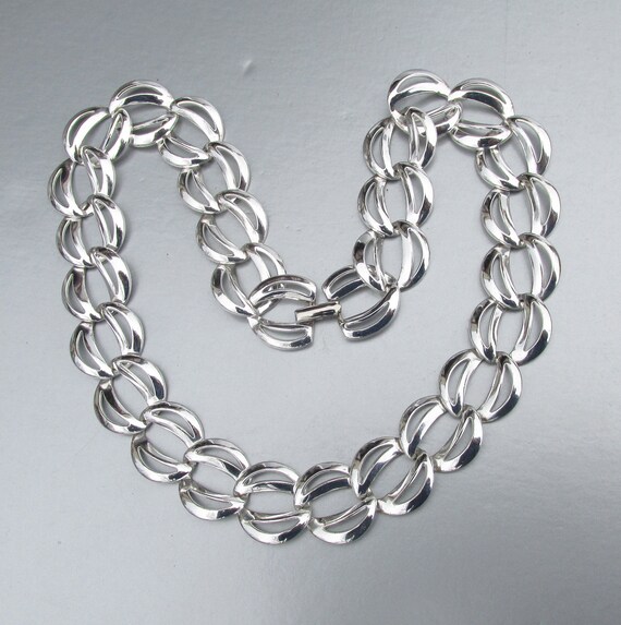vtg napier bright silver - Gem