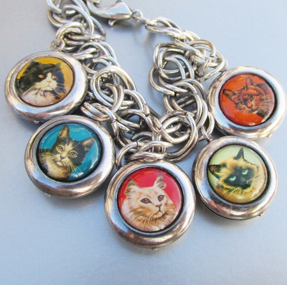 Vintage charms, 5 unusual - Gem