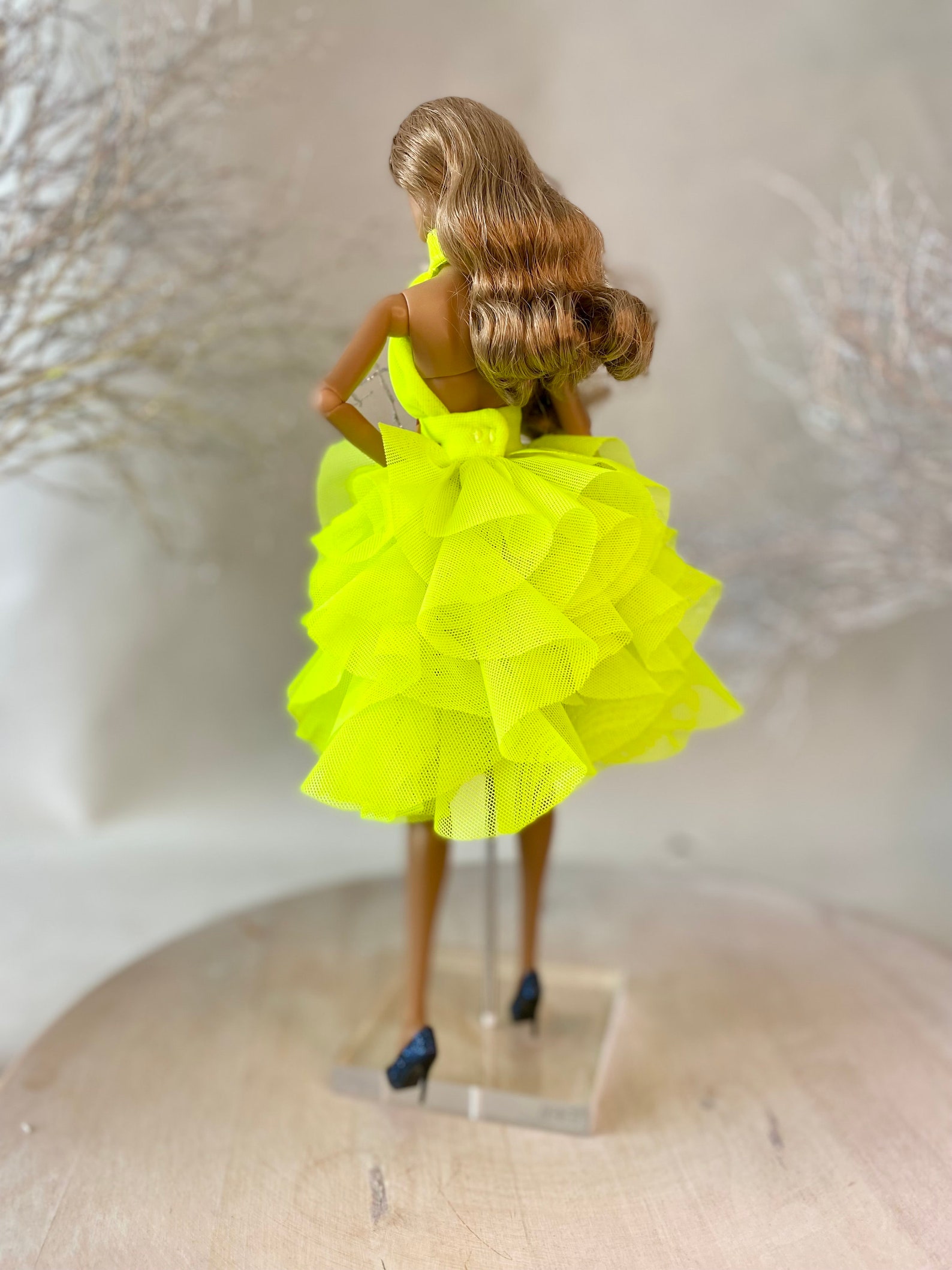 Neon Tulle Dress for 12” Dolls - Etsy