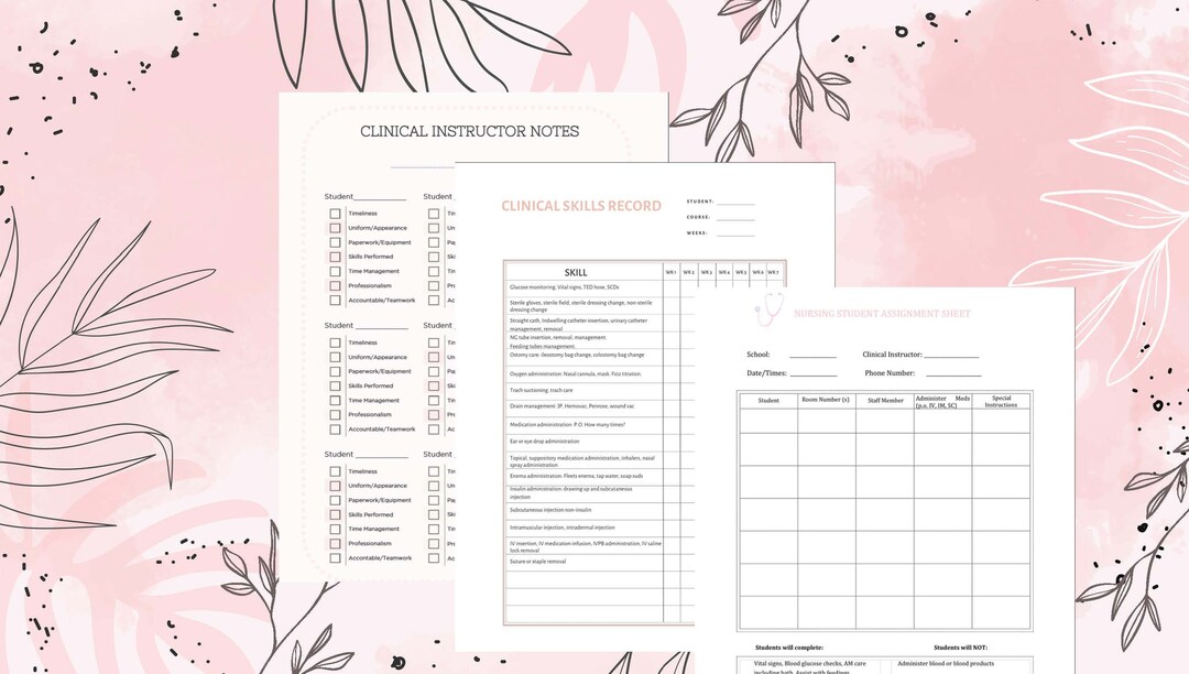 Nurse Clinical Instructor Educator Bundle - Etsy