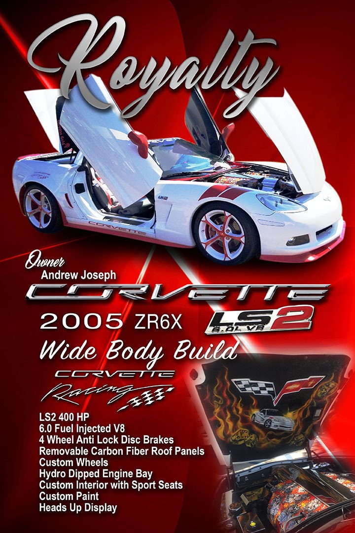 Corvette Car Show Sign - Etsy