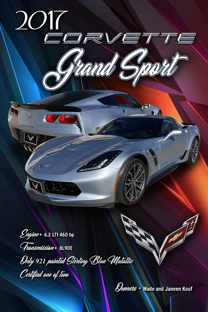 Car Show Display Signs for Your Classic Car, Corvette, Camaro, Chevy ...