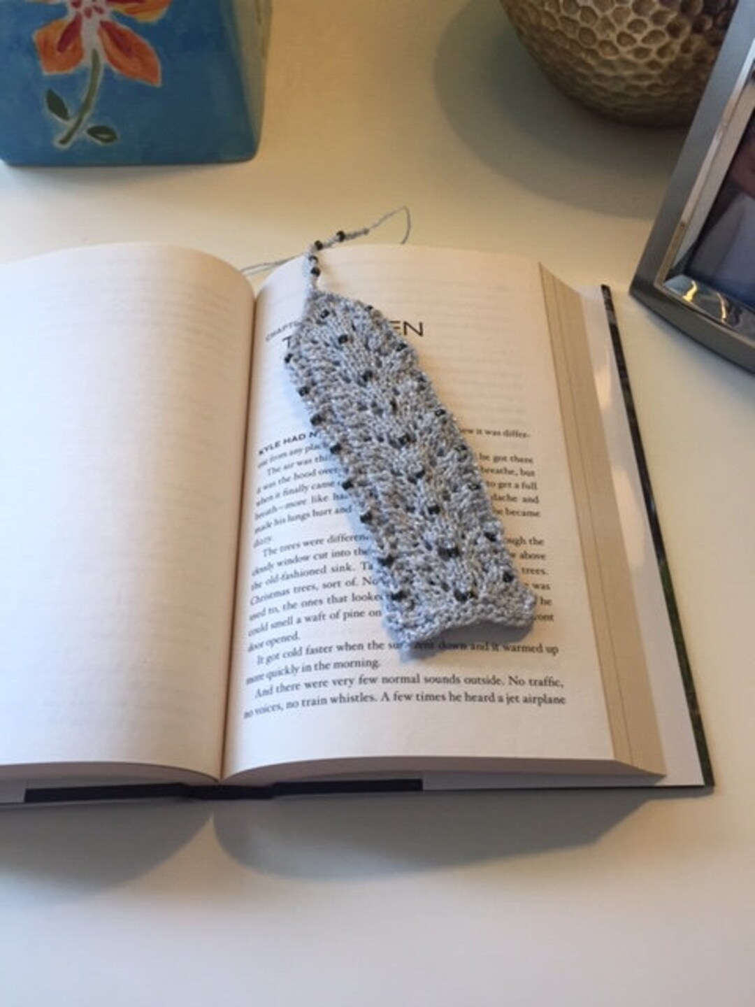 Beaded Bookmark Knit Pattern - Etsy