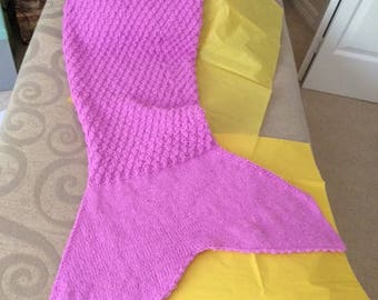 Mermaid Tail Knitting Pattern / Mermaid Blanket Knitting Pattern / Baby ...