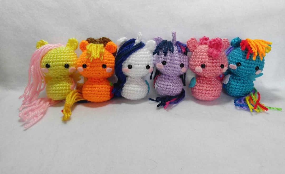 Crochet MLP Amigurumi Single or Set - Etsy