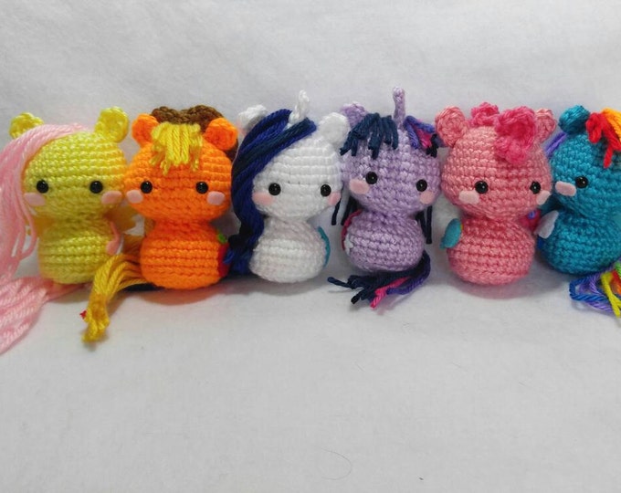 Crochet MLP Amigurumi Single or Set - Etsy