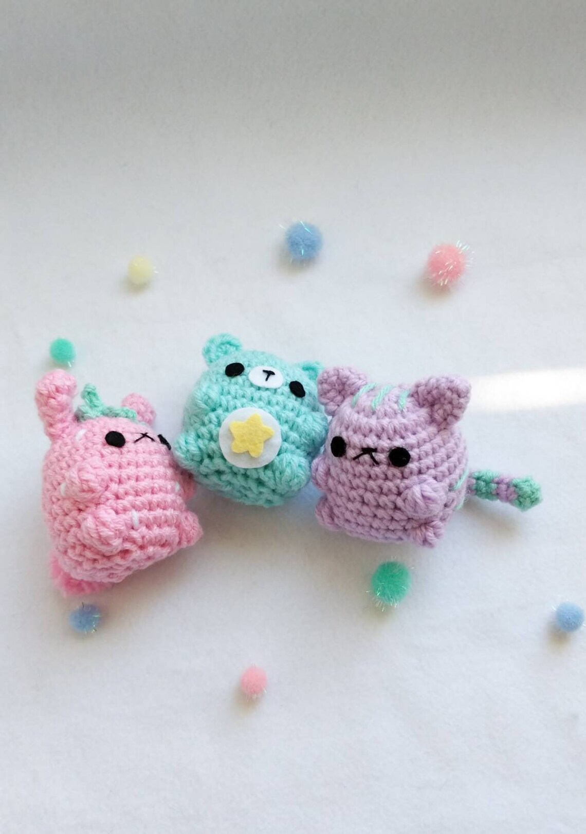 Mini Mystery Mochi Friend - Crochet Amigurumi Small Toy - Etsy