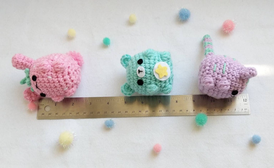 Mini Mystery Mochi Friend - Crochet Amigurumi Small Toy - Etsy