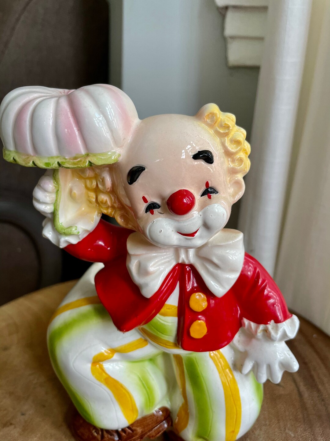 Vintage Ceramic Hobo Clown Planter-parma Ceramics - Etsy