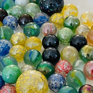 Vintage Lot of 150 Glass Marbles - Etsy