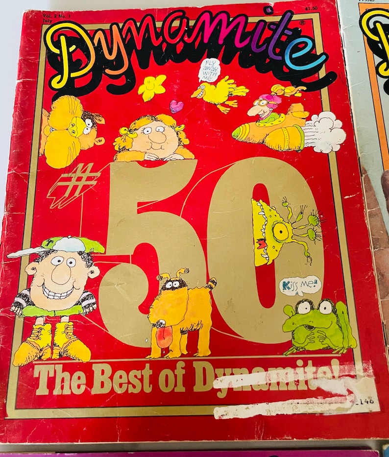 Vintage 1980s Dynamite Magazine Lot: 50th Issue, Pop Culture - Etsy