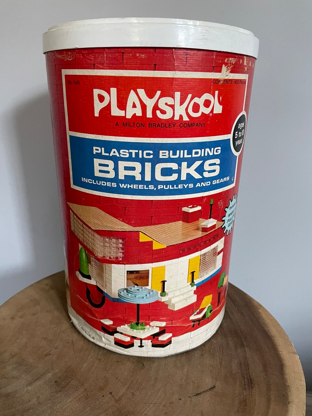 MCM Playskool Mid Century House Building Blocks - Etsy