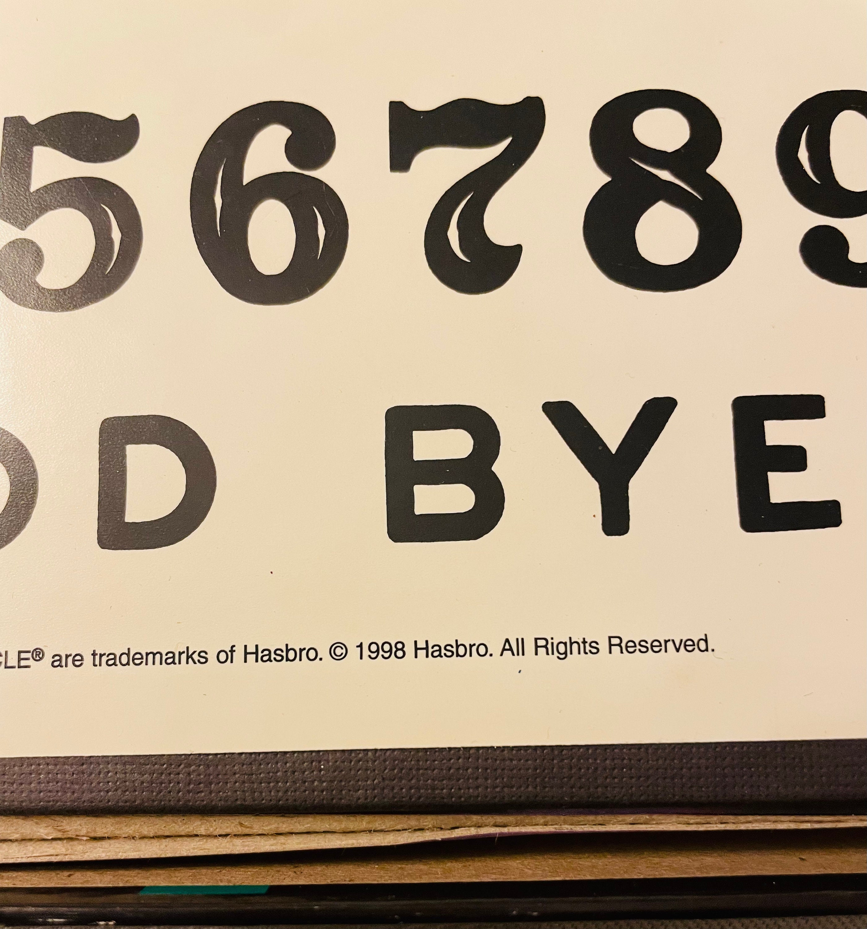 Vintage 1998 Glow in Dark Ouija Board Game - Etsy