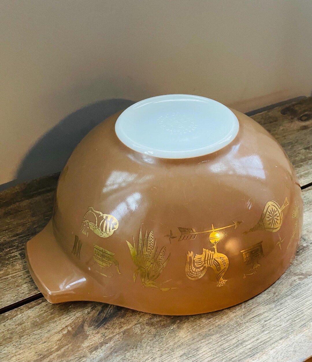 Vintage 1968 Pyrex Daisy Bowl and Sunburst Yellow Bowl - Etsy