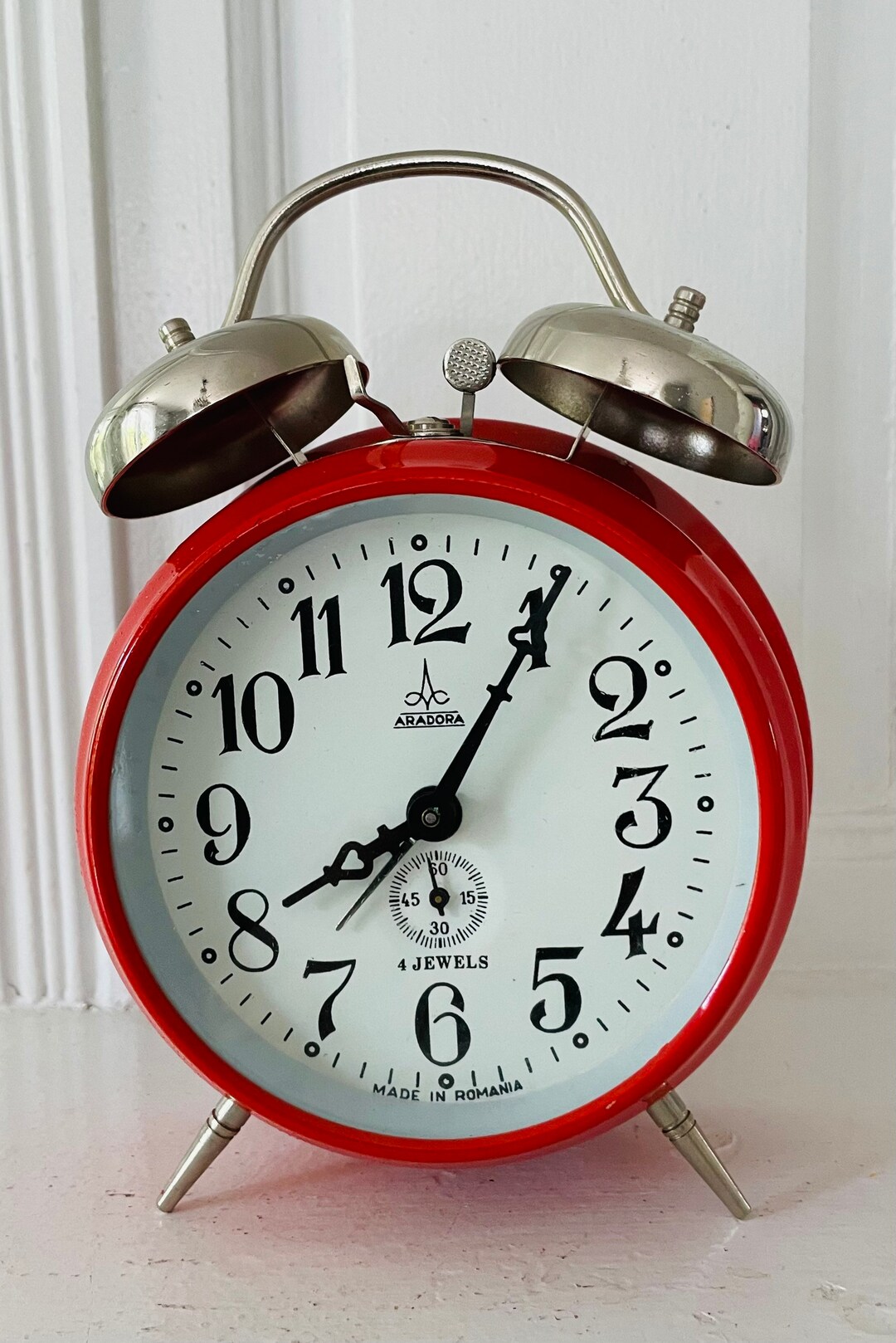 Sale-1960s Vintage ARADORA 4 Jewels Alarm Clock Romania - Etsy