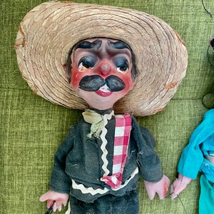 Pair of Vintage Marionette Mexican Puppets - Etsy