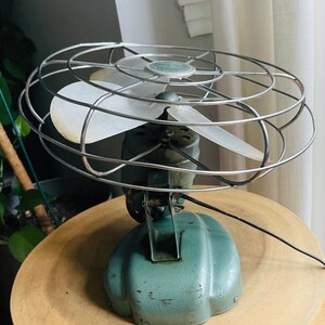 Mid Century 1940’s Rexall Drug Rex Ray Oscillating Tilt Fan Art Deco ...