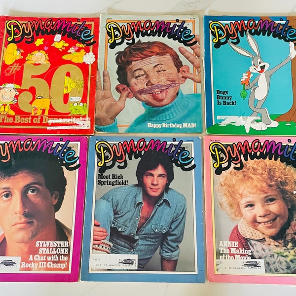Dynamite Magazine - Etsy