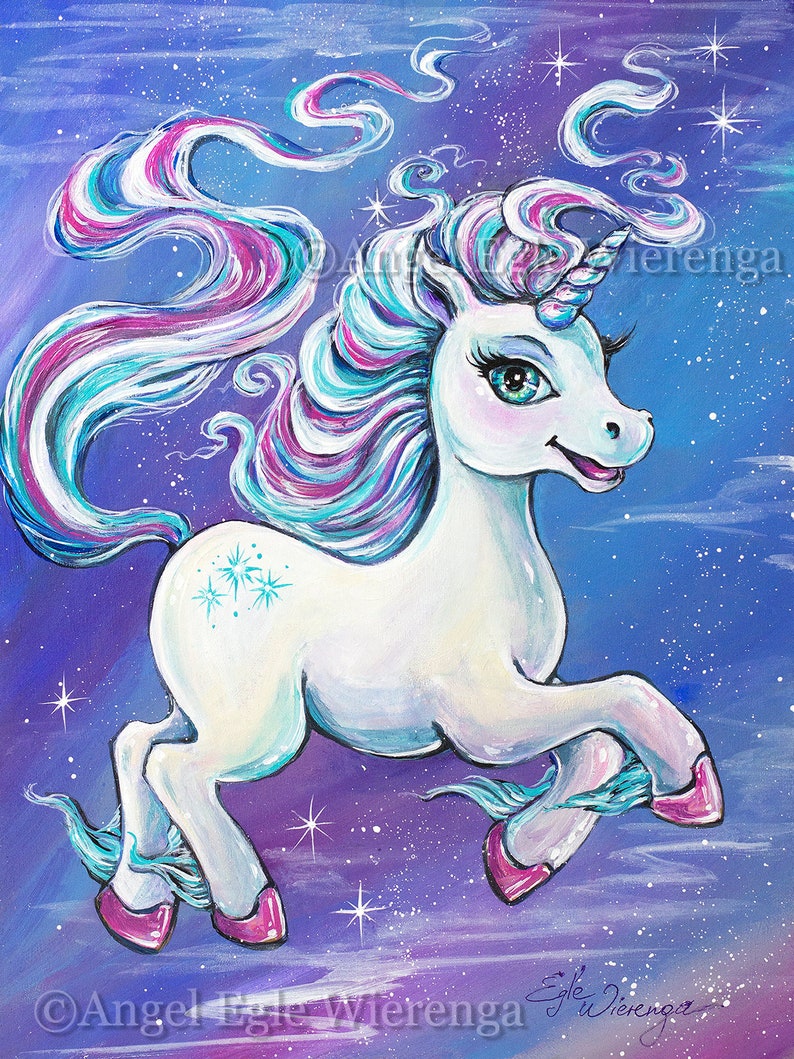 CANVASES 8x 10 unicorn End of - Etsy