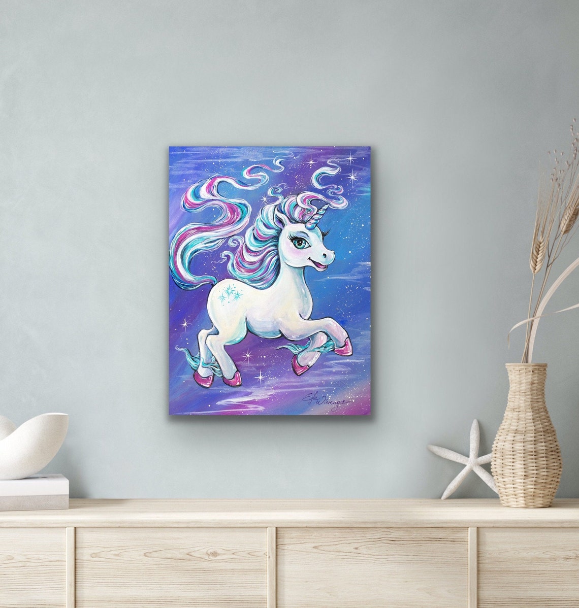 CANVASES 8x 10 unicorn End of - Etsy