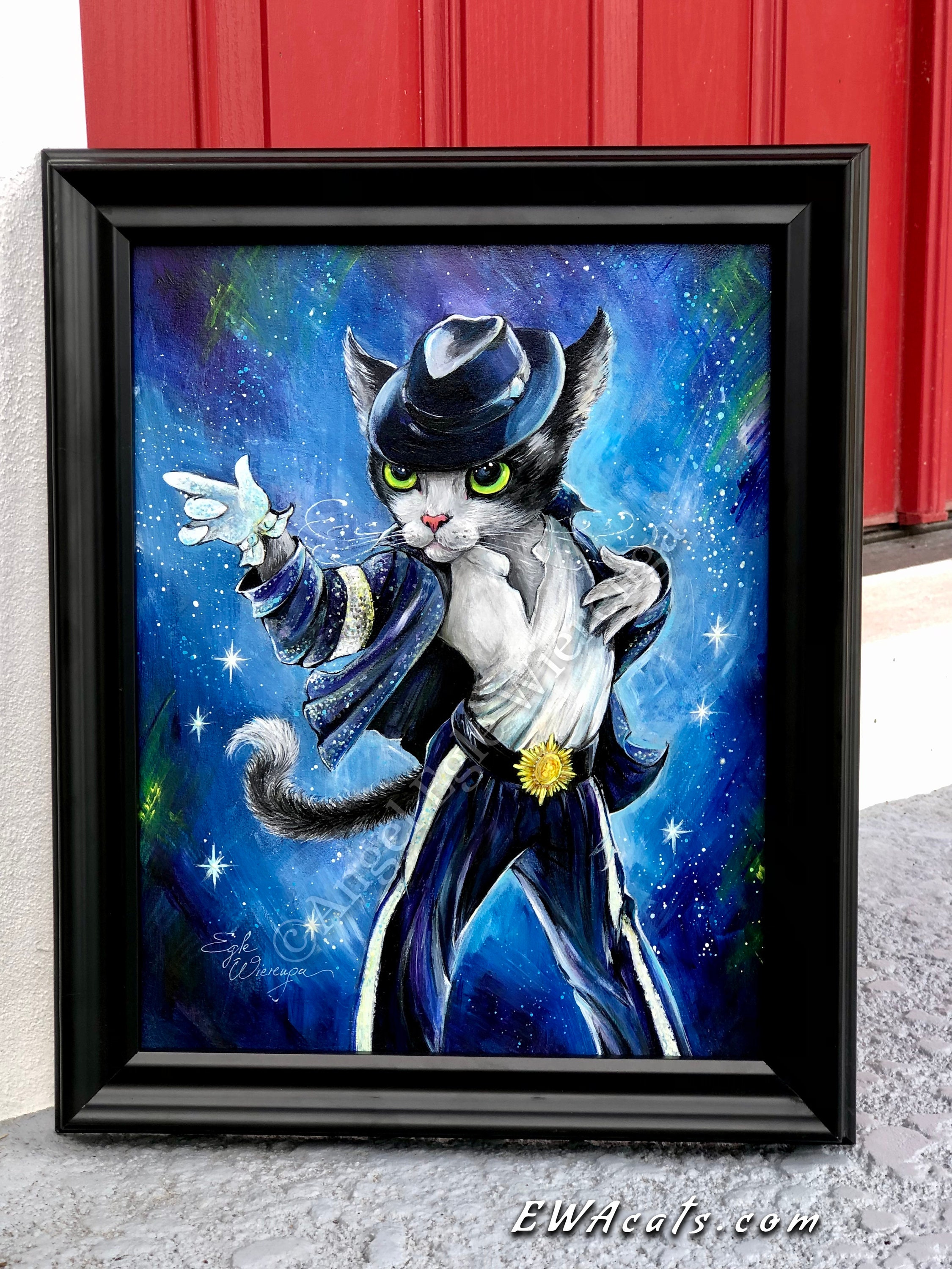 Michael Jackson Angel Painting