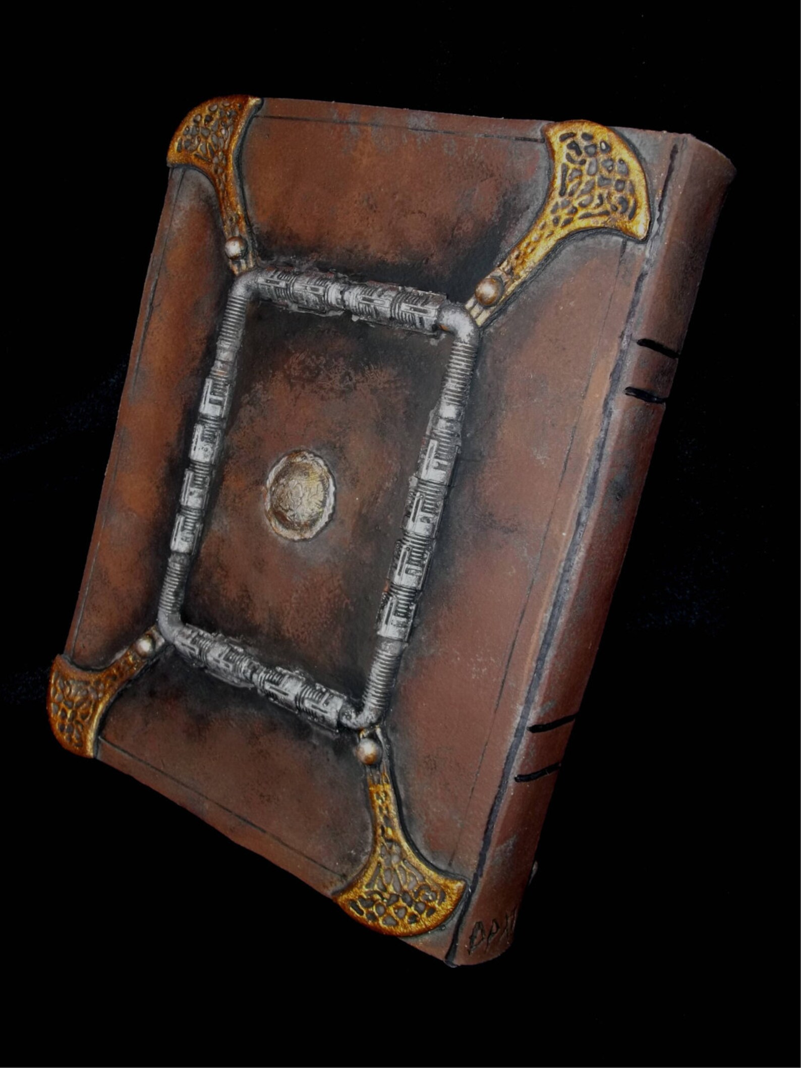 Steampunk Victorian Gothic Book Cover #1 - Raw Latex Casting - Ready to ...