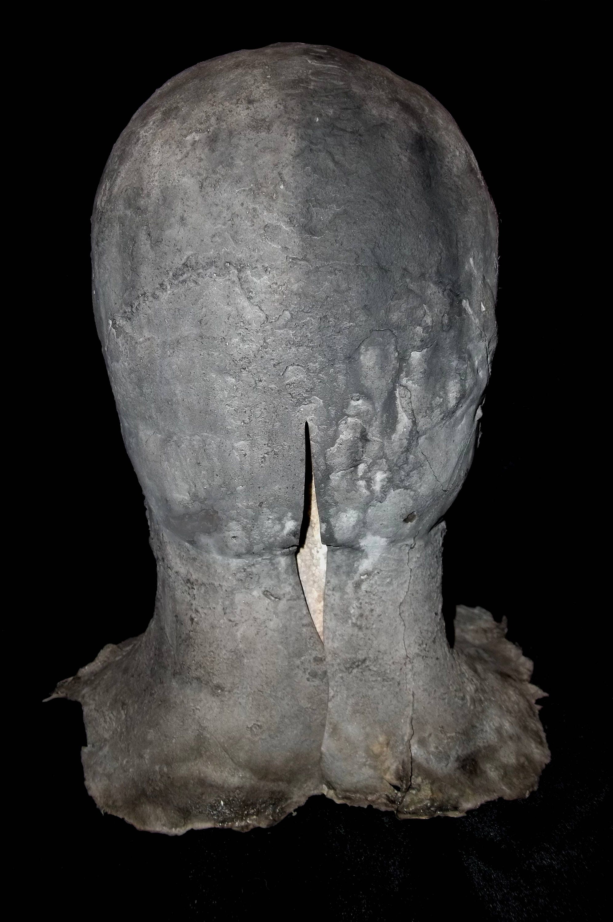 RAW Latex SKULL MASK Gothic Horror Adult Size Limited - Etsy