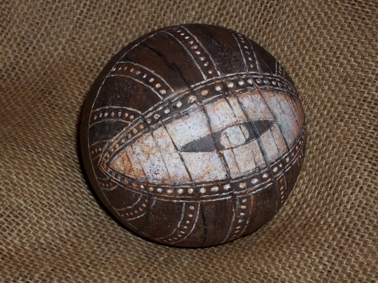 4 Riven Puzzle Ball Hand-painted Poly-resin Ball Limited Edition ...