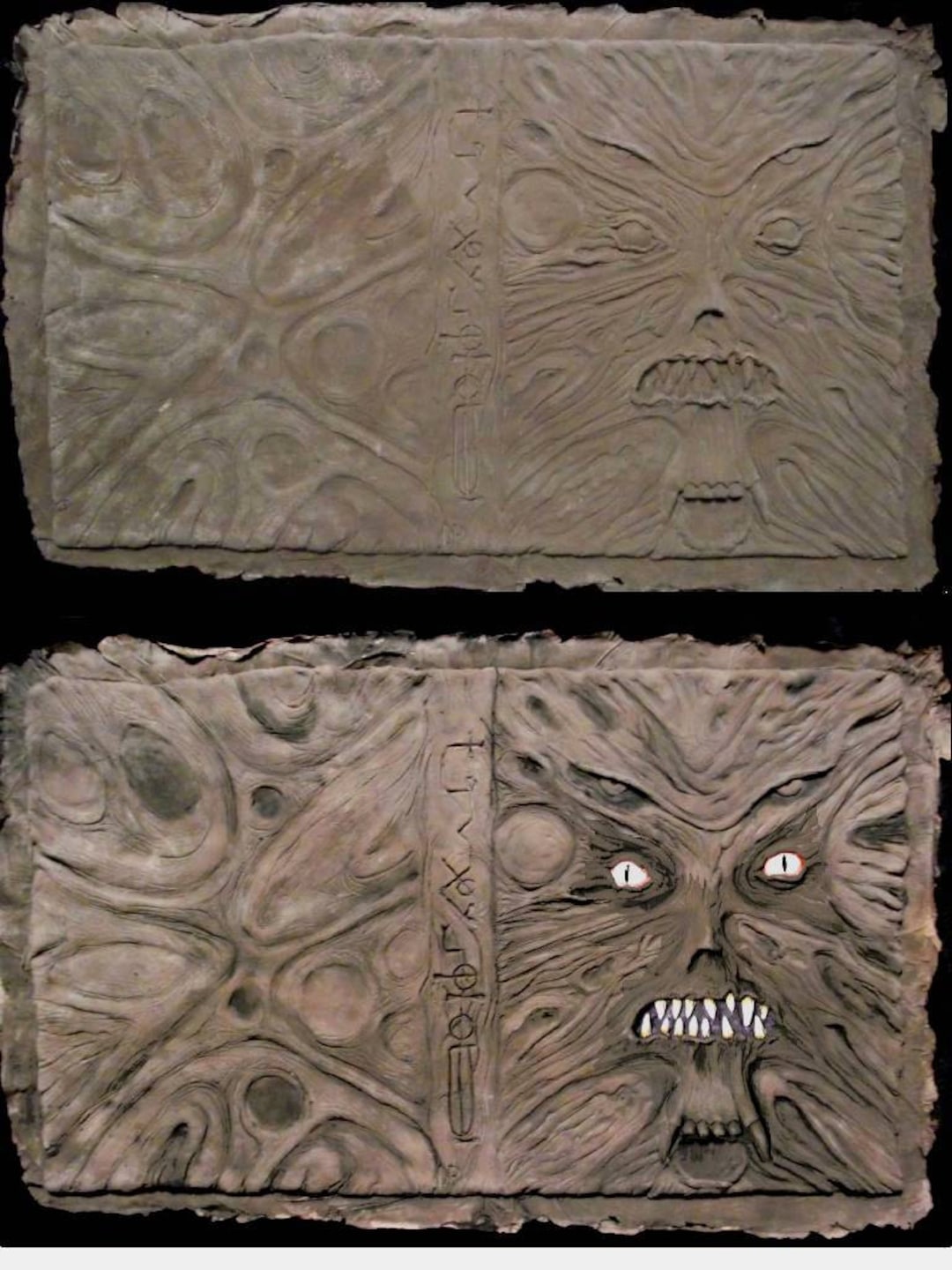 Gothic Evil NECRONOMICON Book of the Dead Latex BOOK COVER - Raw ...