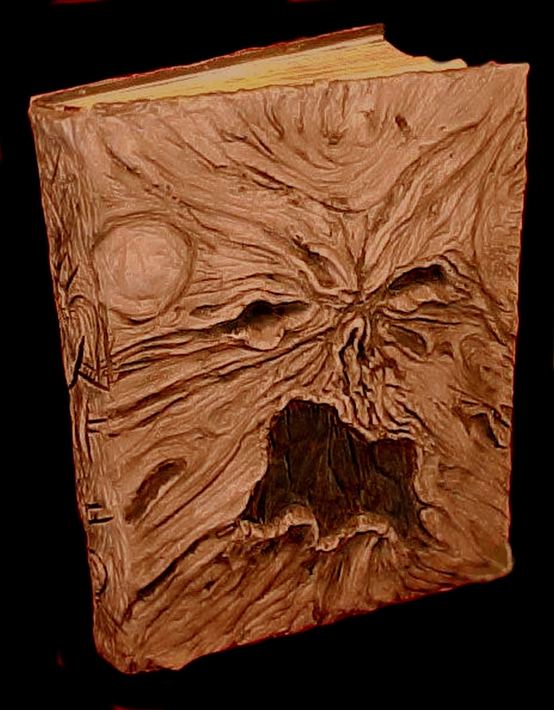 Gothic Evil NECRONOMICON Book of the Dead Latex BOOK COVER #6 -raw ...