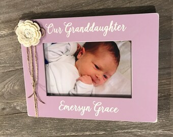 Grandson photo frame | Etsy