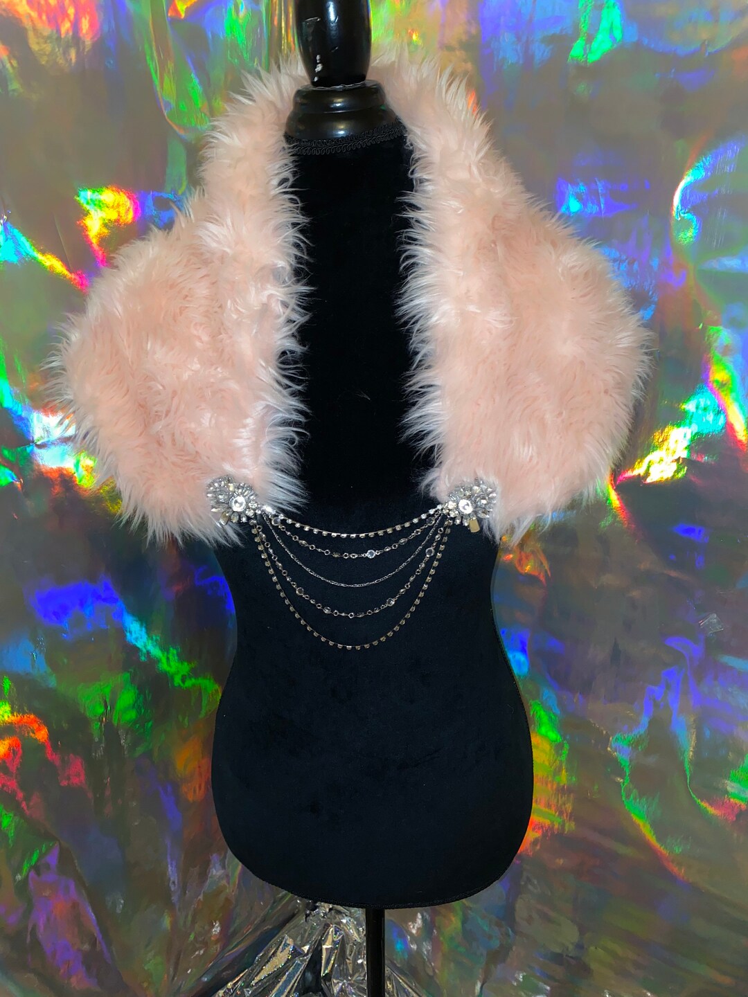 Faux Fur Vintage Style Collar • Shrug • Shawl by Glitter Trove • More ...