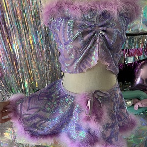 Custom Sequin Set • Rave Wear • Fairy Aesthetic • Rave Fashion • Rave ...