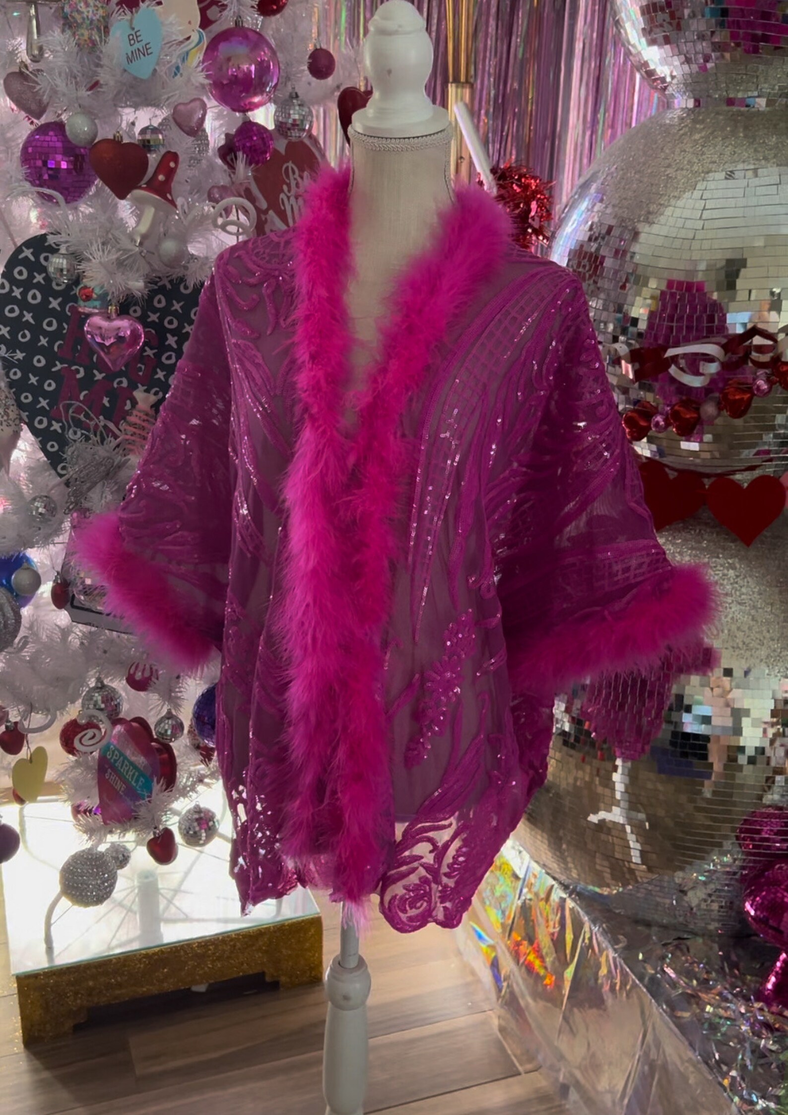 Ready to Ship Set • Sequin Robe • Rave Wear • Barbiecore • Rave Fashion ...