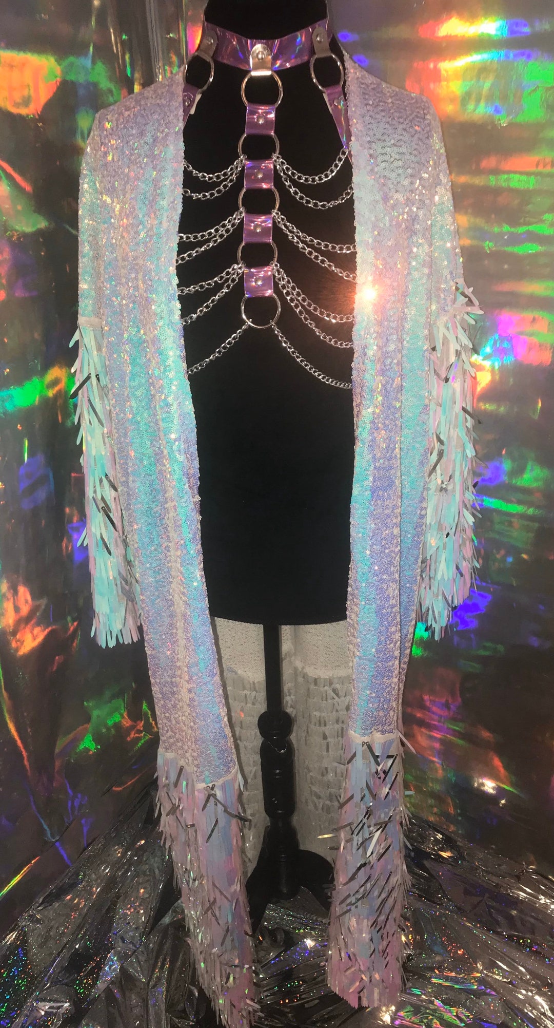 Sequin Robe With Multiple Sequin Styles• Sequin Jacket (flip Sequin ...