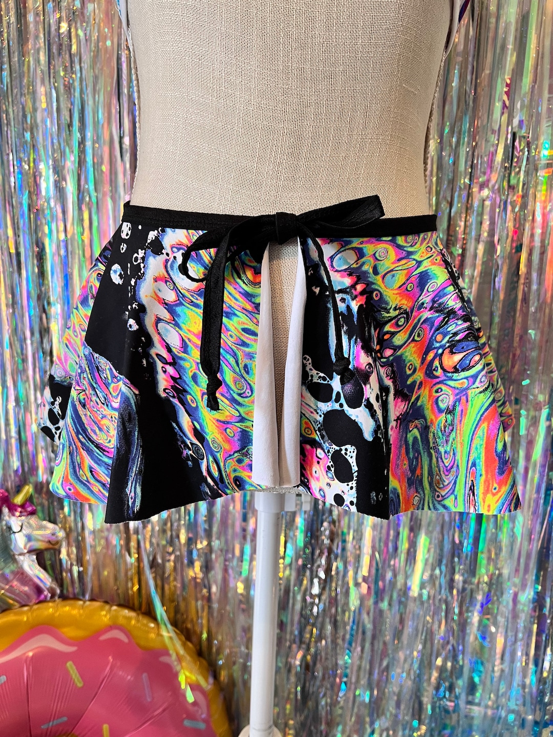 Rainbow Acid Bath Skirt - Etsy