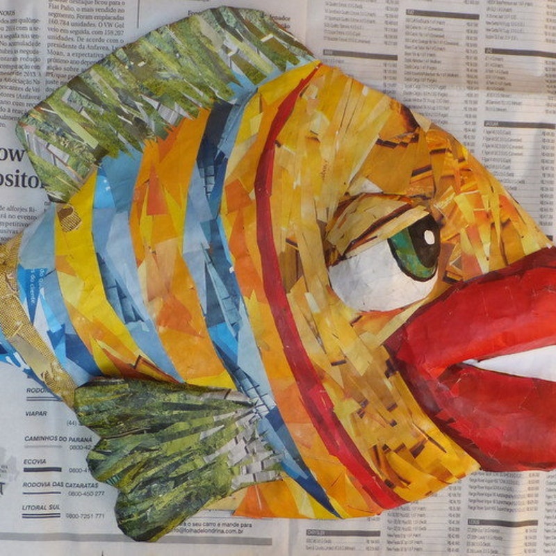 Paper Mache Fish - Etsy